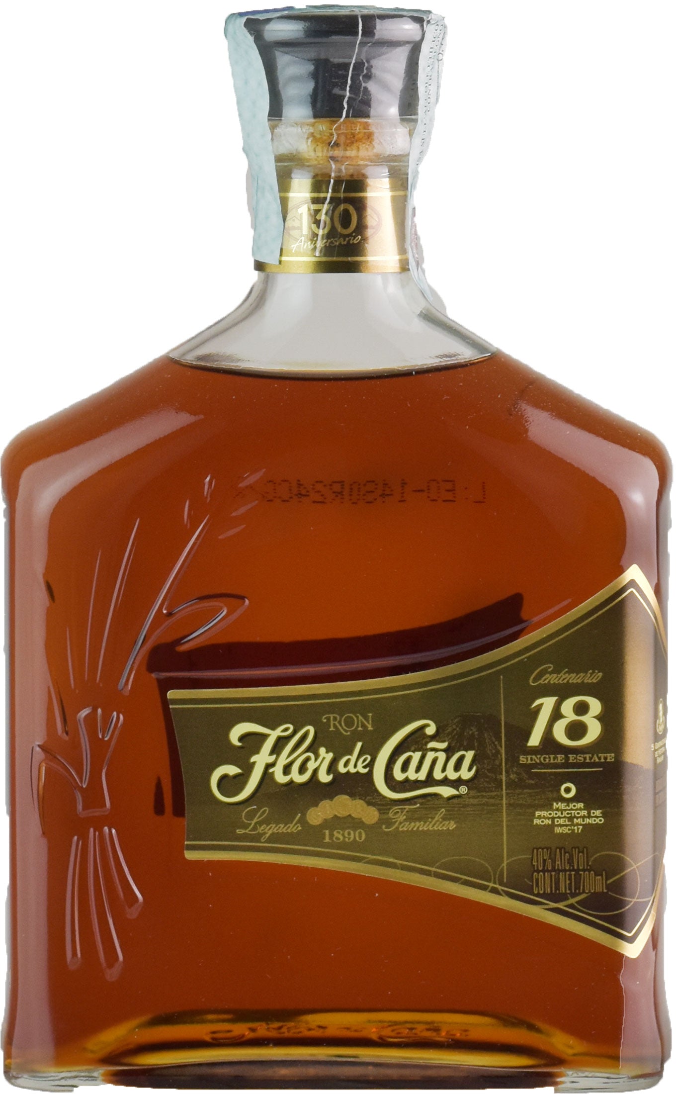 Flor de Cana Rum Centenario 18 Years Old 0.7L | XtraWine