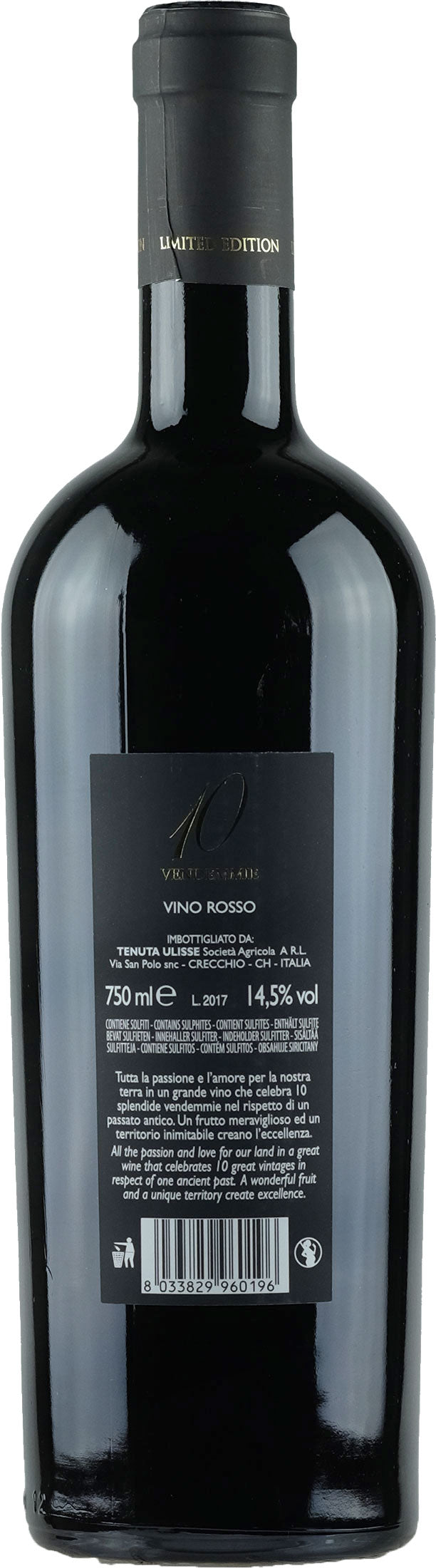 Tenuta Ulisse 10 Vendemmie Limited Edition Rosso | XtraWine