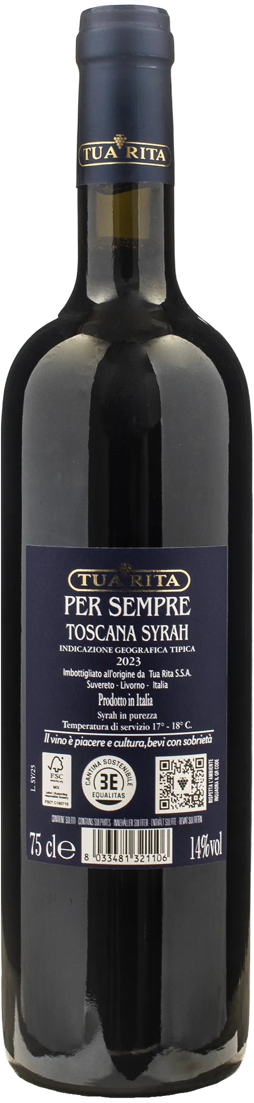 Tua Rita Per Sempre Syrah 2023 | XtraWine